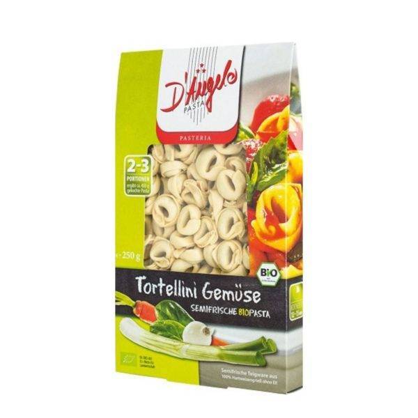 D´Angelo Pasta Gemüse Tortellini bio vegan 250 g